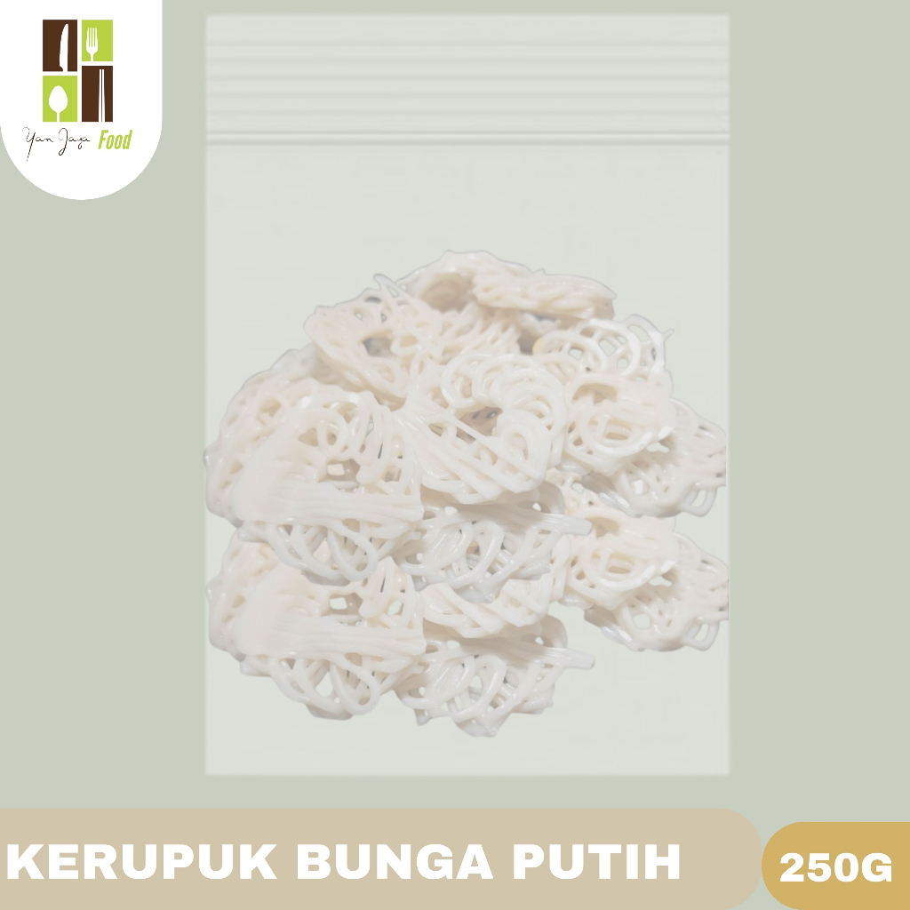 Jual Kerupuk Bunga Putih / Kerupuk Seblak /Kerupuk Mawar Putih ...