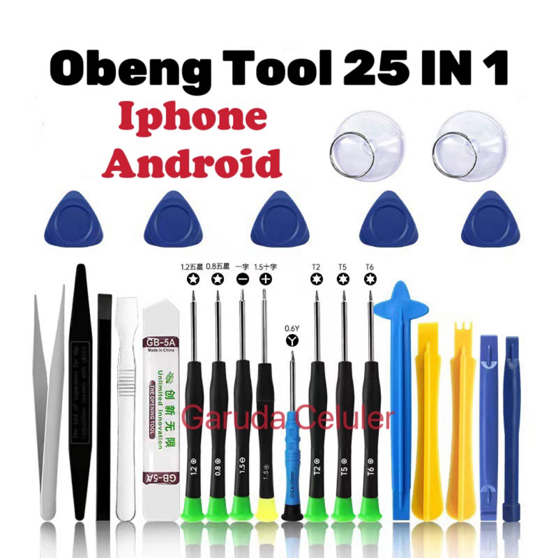 Jual Obeng Reparasi Set Reparasi Handphone / Set Obeng Smartphone ...