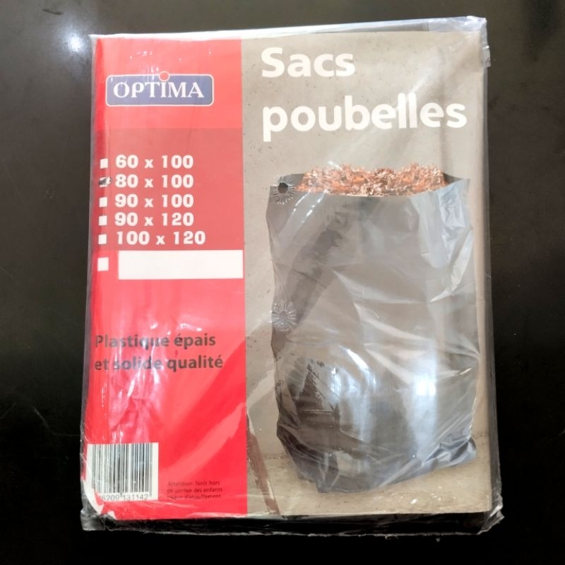 Jual Plastik sampah Optima/Trash bag hitam/plastik sampah besar ...