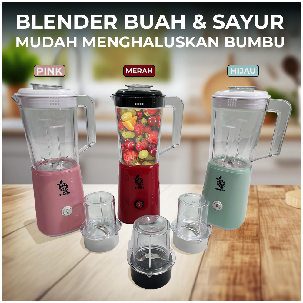 Jual Blender Buah Sayur Blender Mini Serbaguna Kapasitas 1250ml ...