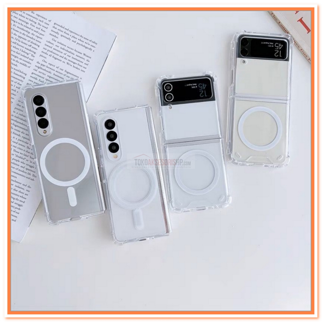 Jual Case Magsafe Clear Samsung Z Flip 3 Z Flip 4 Z Flip 5 Z Flip 7 Z ...