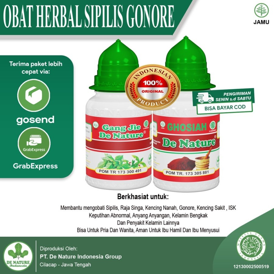 Jual OBAT INFEKSI KELAMIN GANGJIE GHOSIAH - GONORE - SIPILIS - KENCING ...