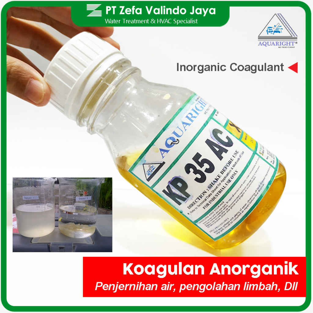 Jual Koagulan Anorganik Penjernih Air dan Air Limbah KP35AC | Shopee ...