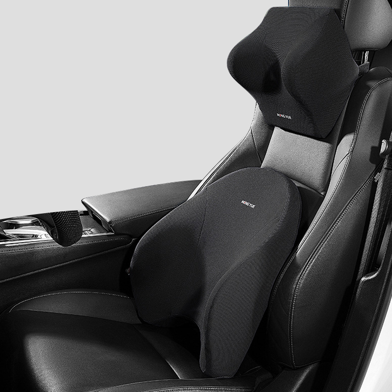 Jual Bantal Leher Mobil | Sandaran Punggung Mobil Headrest Memory Foam ...