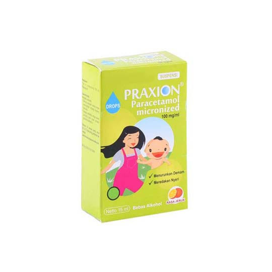 Jual Praxion Drops ( Paracetamol ) 15 ml/ Meredakan demam, meredakan ...