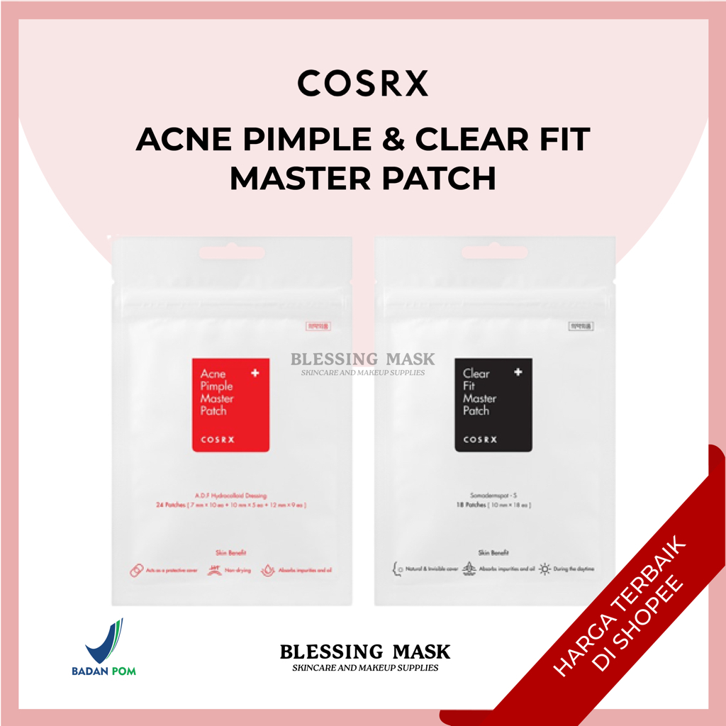 Jual Cosrx Acne Pimple & Clear fit Master patch ( 24ea & 18ea ) | Shopee Indonesia