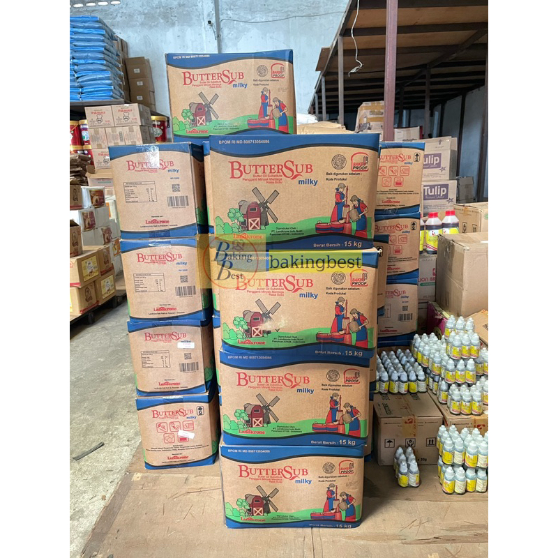 Jual Buttersub Milky Butter kemasan 15 kg . Cocok untuk Roti , Cake ...