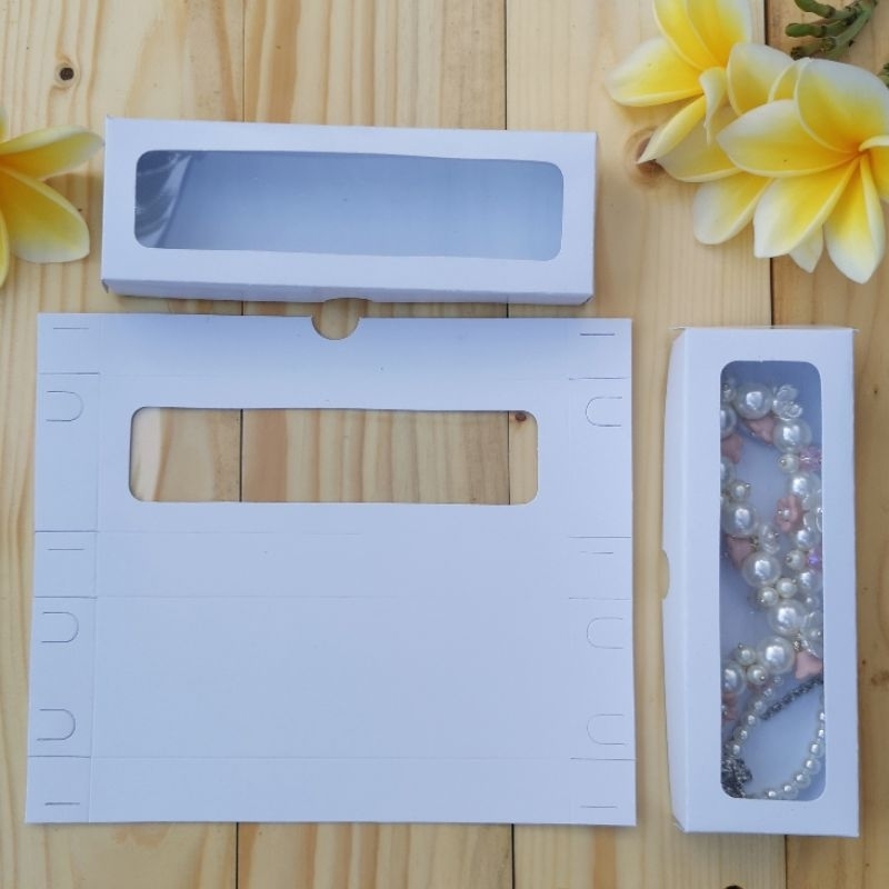Jual Paper Box Box Souvenir serbaguna Kotak Box Jendela Mika | Shopee ...