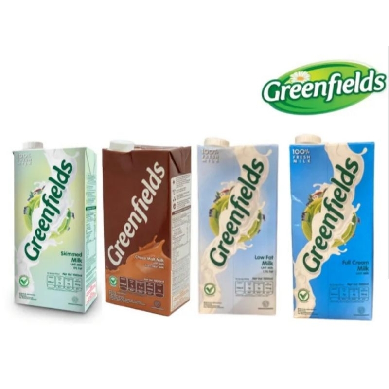 Jual Greenfields UHT all Variant 1 Liter (Isi 12pcs) | Shopee Indonesia