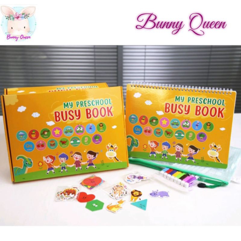Jual My Preschool Busy Quiet Book Kids Activity | Shopee Indonesia