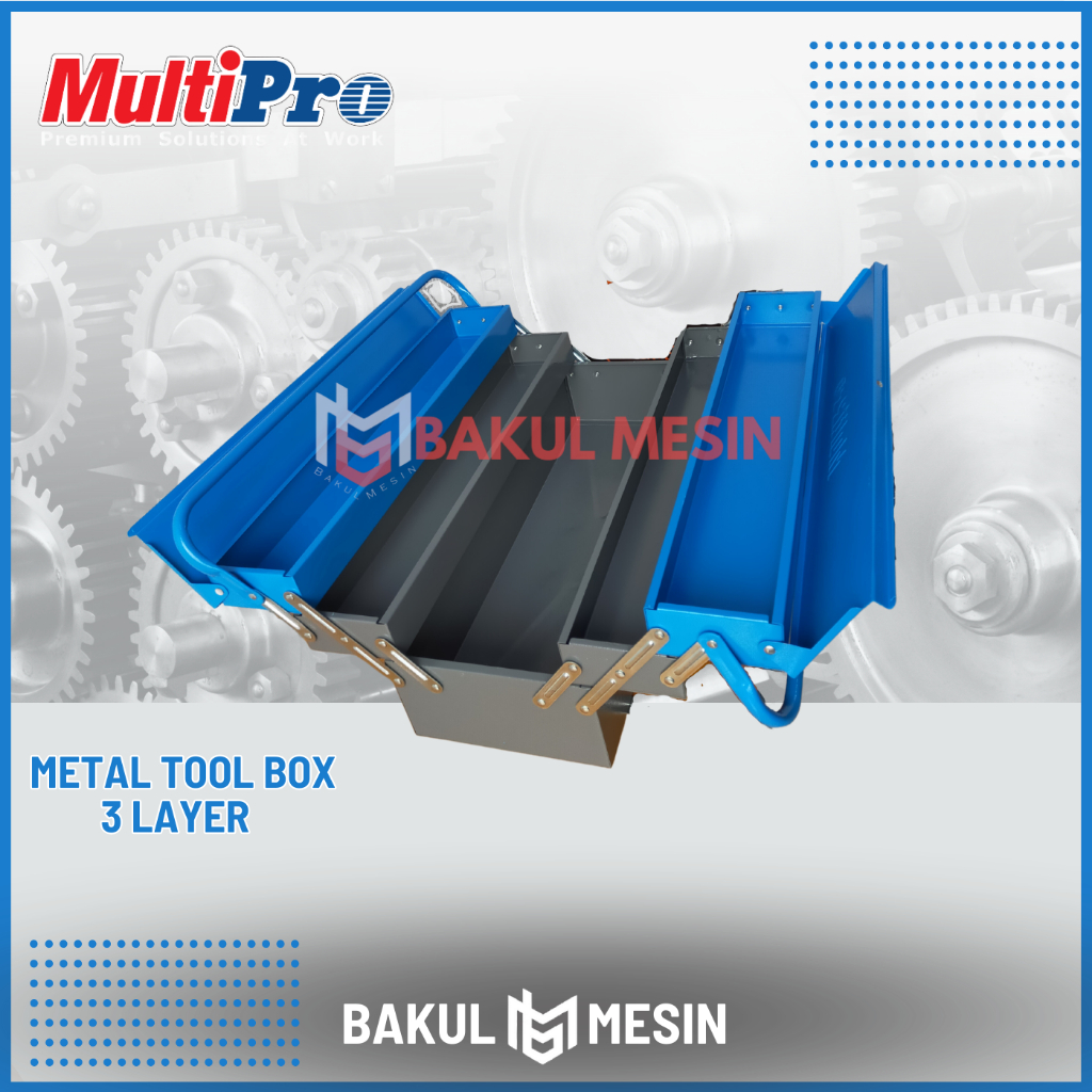 Jual MULTIPRO tool box besi 3 susun metal toolbox 3 layer | Shopee ...