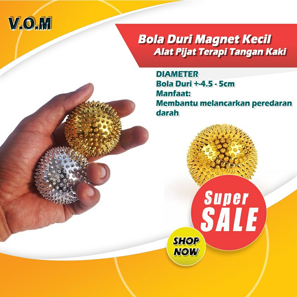 Jual Bola Duri Magnet Pijat Terapi/Refleksi Telapak Tangan Kaki Syaraf ...