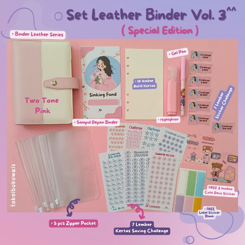 Jual SET LEATHER BINDER VOL. 3 ( SPECIAL EDITION ) | Shopee Indonesia