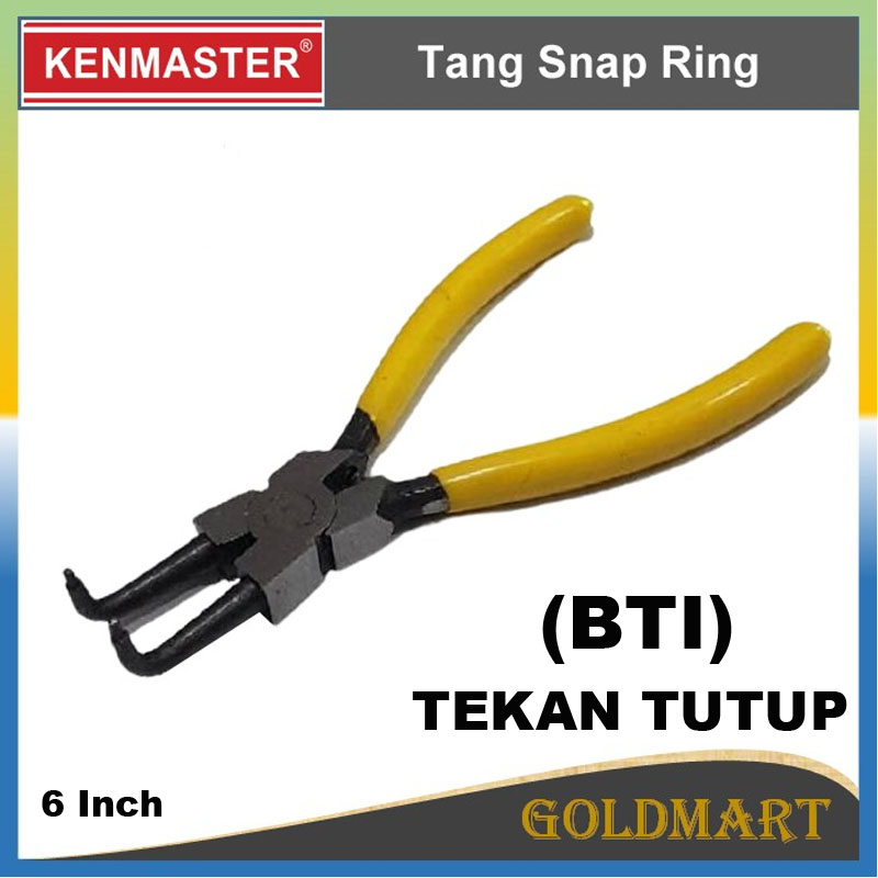 Jual Tang Snap Ring 6 inch Original Kenmaster Tang Circlip Bengkok ...
