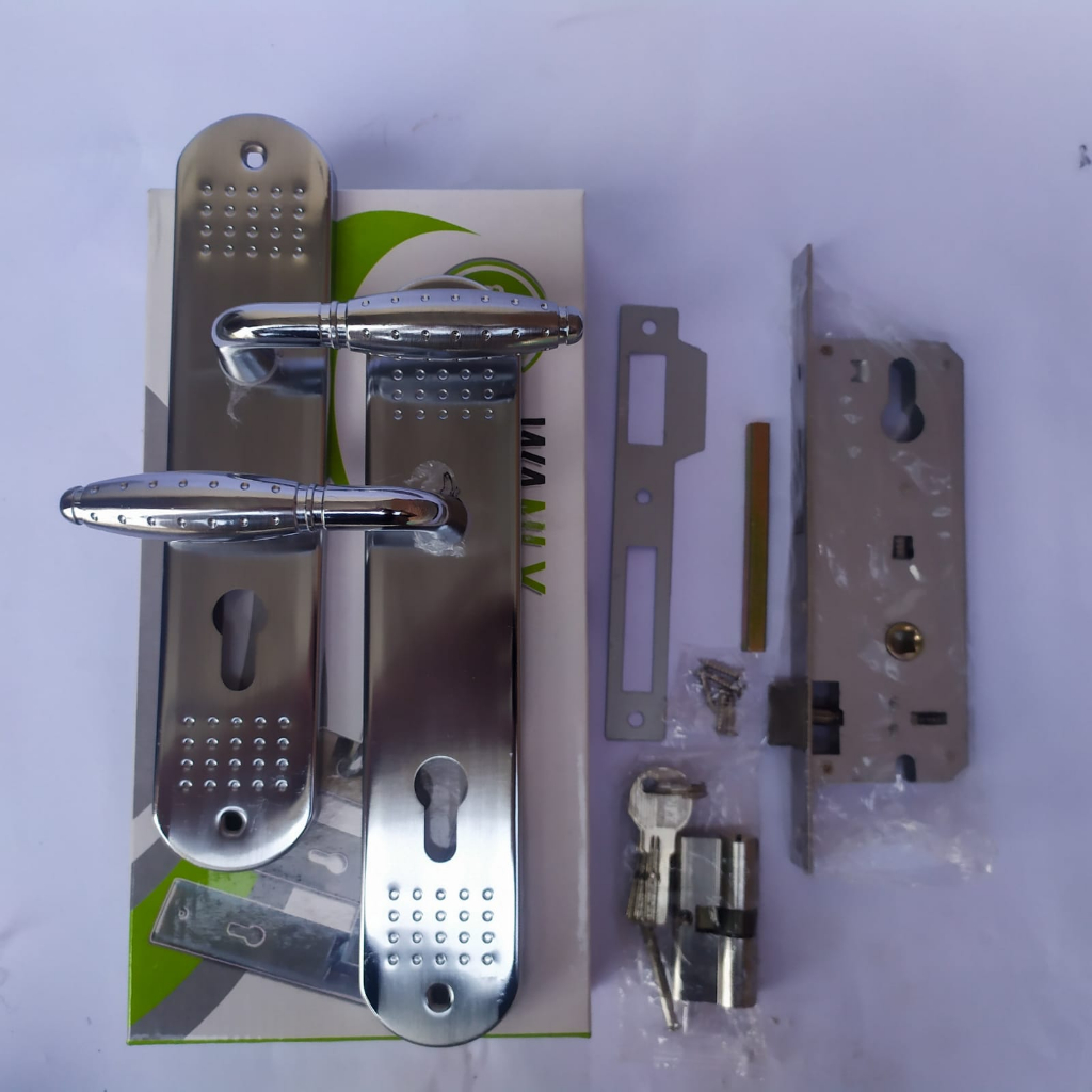 Jual SELOT PINTU WANLY UKURAN BESAR/Kunci Pintu Besar Wanly Per Set ...