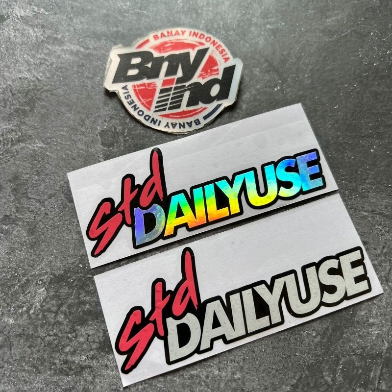 Jual Stiker Sticker STD DAILYUSE cutting | Shopee Indonesia