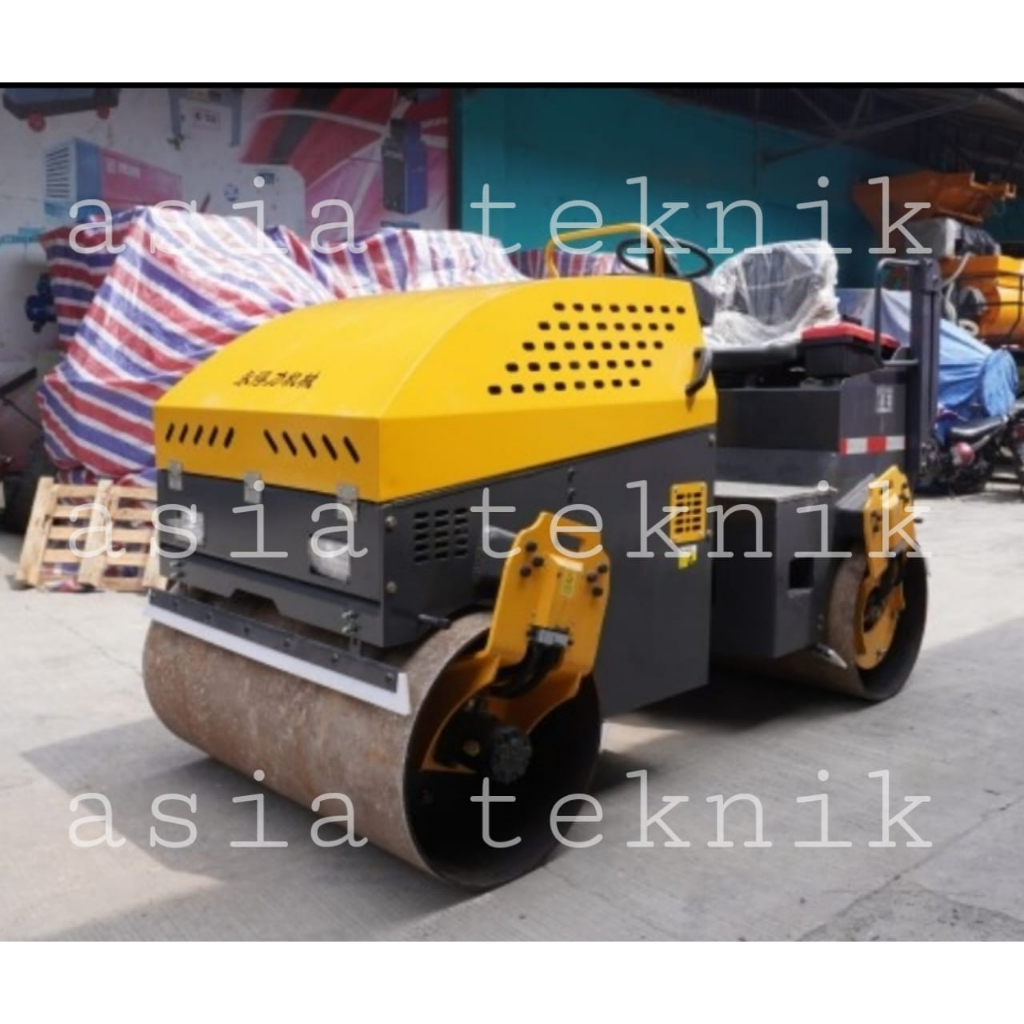 Jual Mesin Baby Roller Double Drum 2,5 Ton Pemadat Aspal | Shopee Indonesia