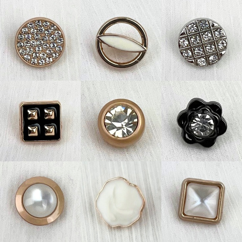 Jual Kancing Kecil 10-15mm Cantik Mewah Unik | Kemeja | Kancing baju ...