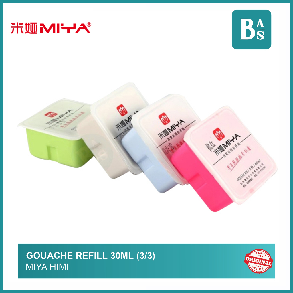 Jual MIYA HIMI - Gouache Paint Refill 30ml - Cat Gouache Isi Ulang ...