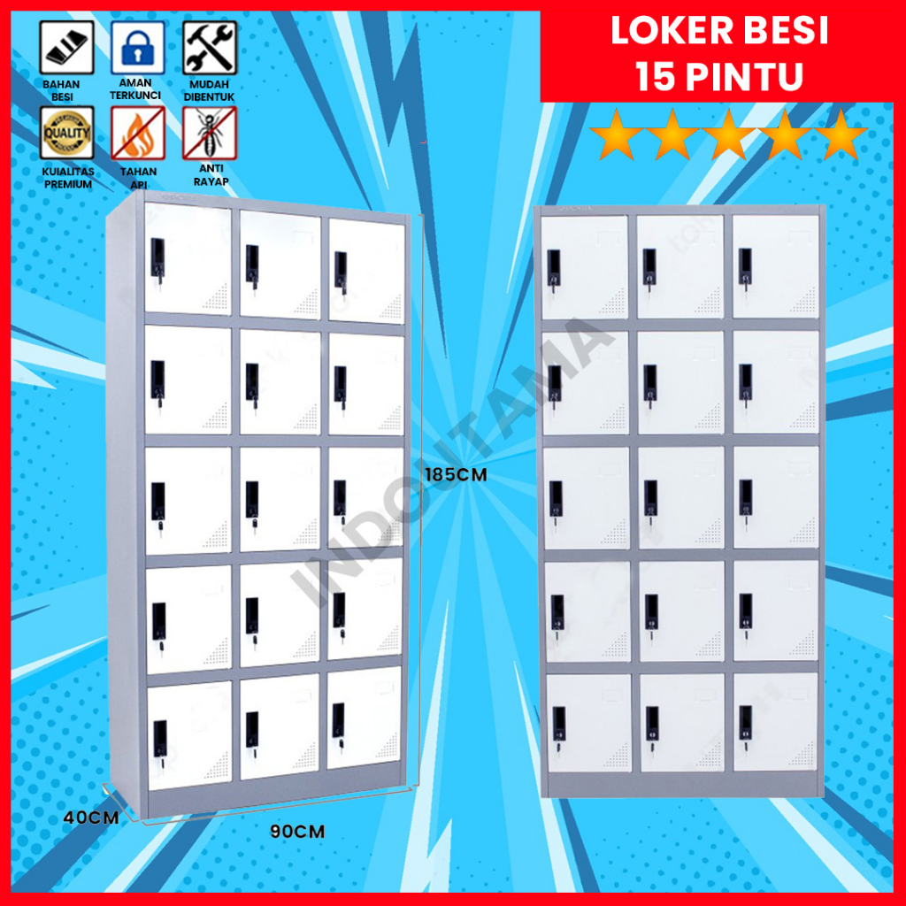Jual Loker Besi 15 Pintu - IMPORTA | Shopee Indonesia