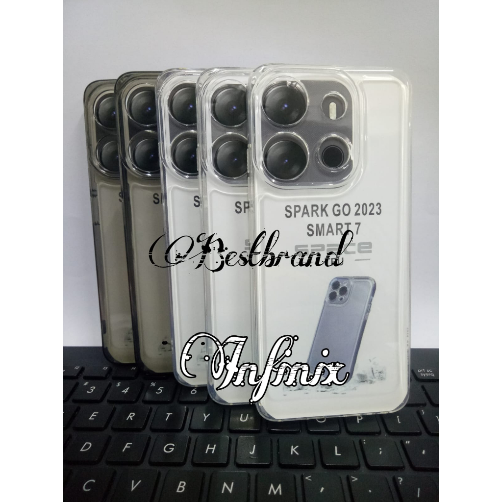 Jual Soft case TPU silikon Kesing Bening SPACE ALL TIpe Infinix SMART 6/SPARK 10 4G/HOT 10S/HOT ...