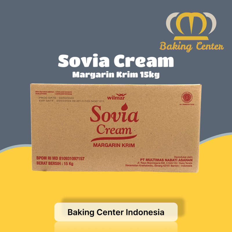 Jual Margarine Cream Sovia 15kg - Sovia krim Margarine 15kg | Shopee ...