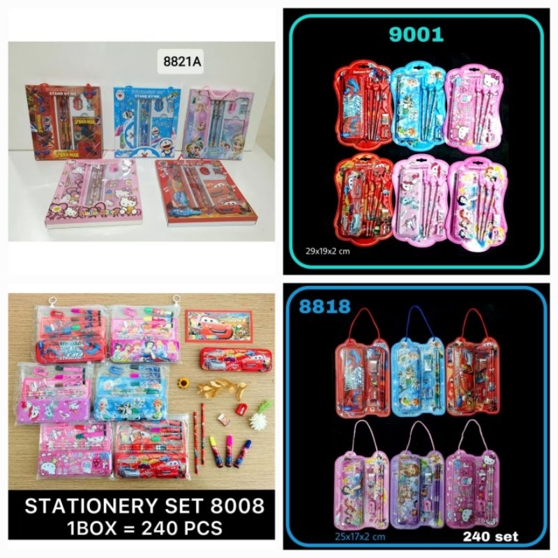 Jual ++ FREE BUBBLE WRAP & DUS Paket Alat Tulis/ Study Set Fancy 8818 ...
