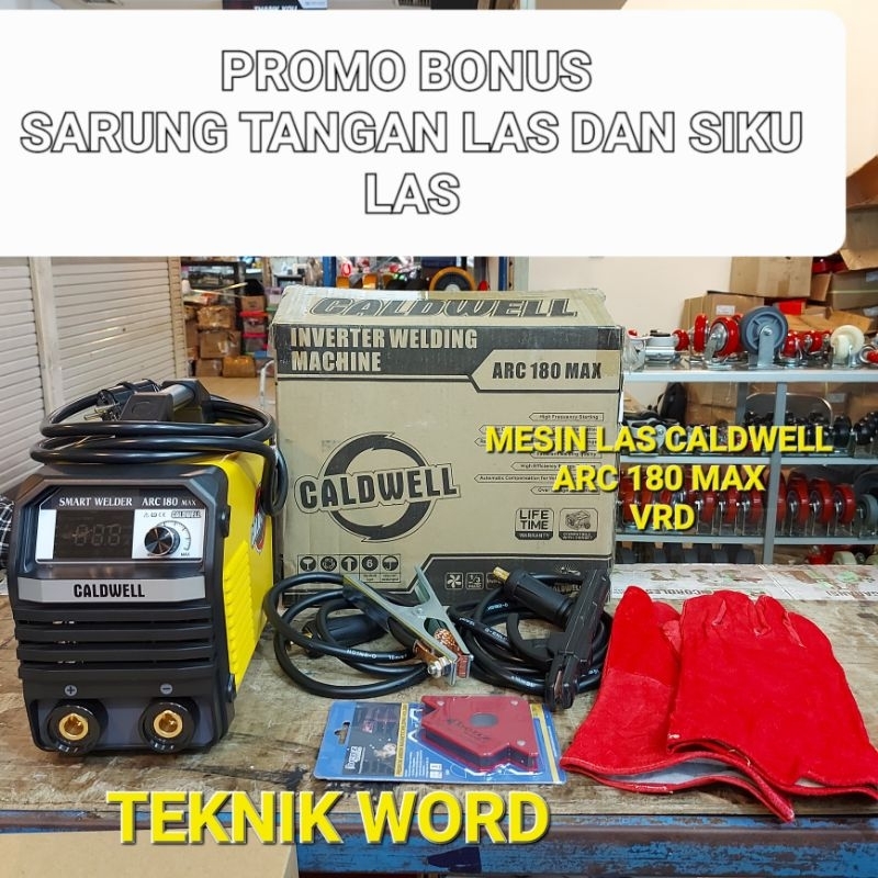 Jual MESIN LAS CALDWELL ARC 180 MAX SMART WELDER / MESIN LAS ARC 180 MAX CALDWELL | Shopee Indonesia