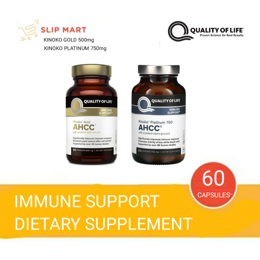Jual Quality Of Life Kinoko AHCC Platinum / Gold Immune Support ...