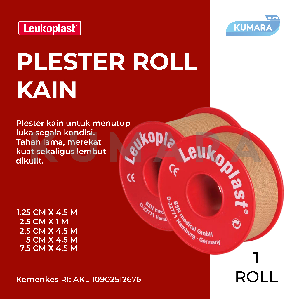 Jual LEUKOPLAST - Plester Roll Kain / Plester Kain Coklat BSN per Roll | Shopee Indonesia