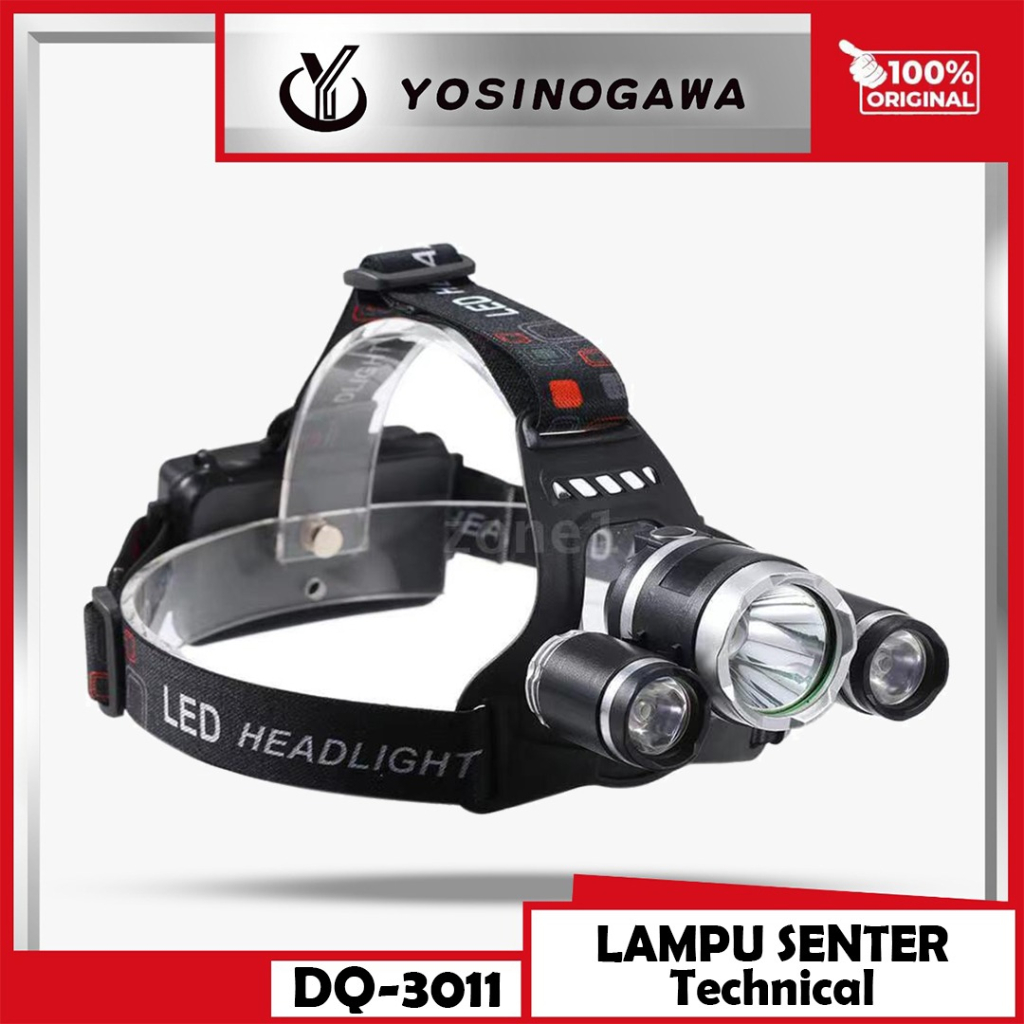 Jual YOSINOGAWA CUCI GUDANG SENTER LAMPU KEPALA Super Terang Head Lamp ...