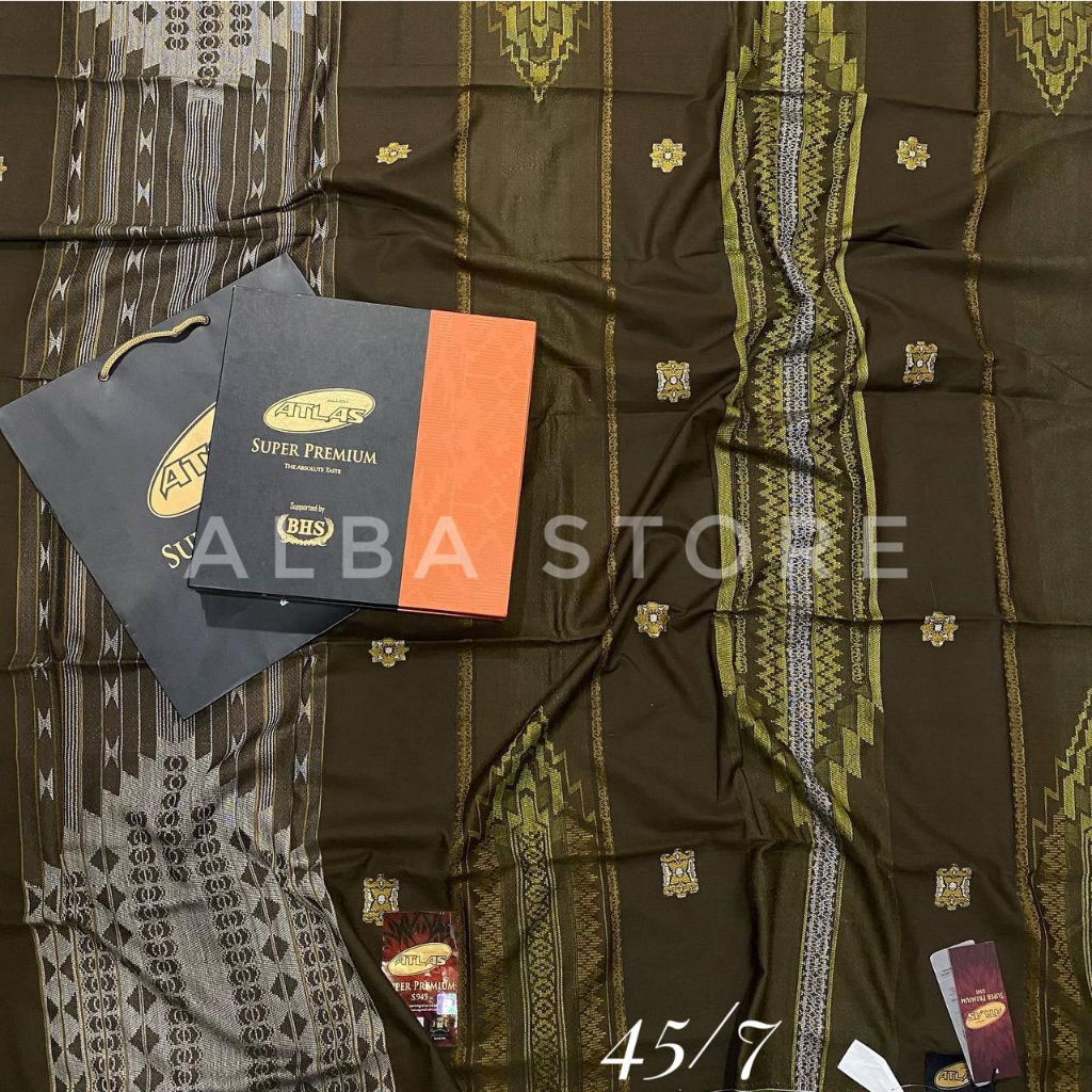 Jual [BARU]SARUNG ATLAS SUPER PREMIUM GOLD/SILVER ORI Atlas Suprem Sarung Atlas Supreme 920 945 ...