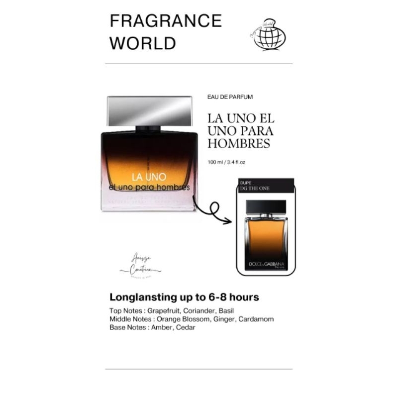 Jual Fragrance World Parfum collection | Shopee Indonesia