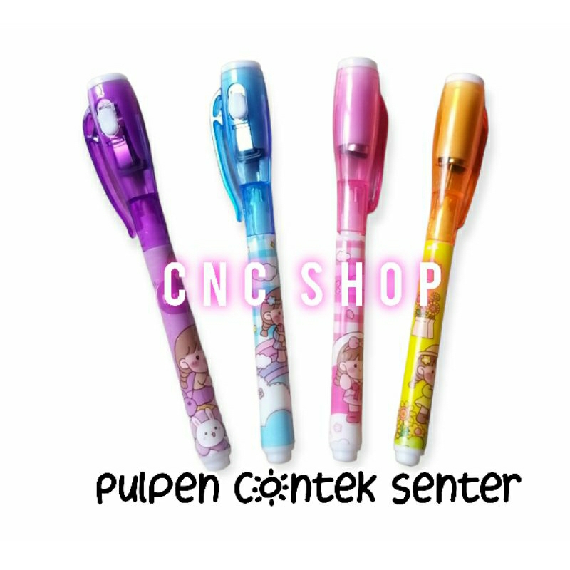 Jual Pulpen Senter Ajaib Pen Contek Momo Korea / Sanrio / Unicorn ...