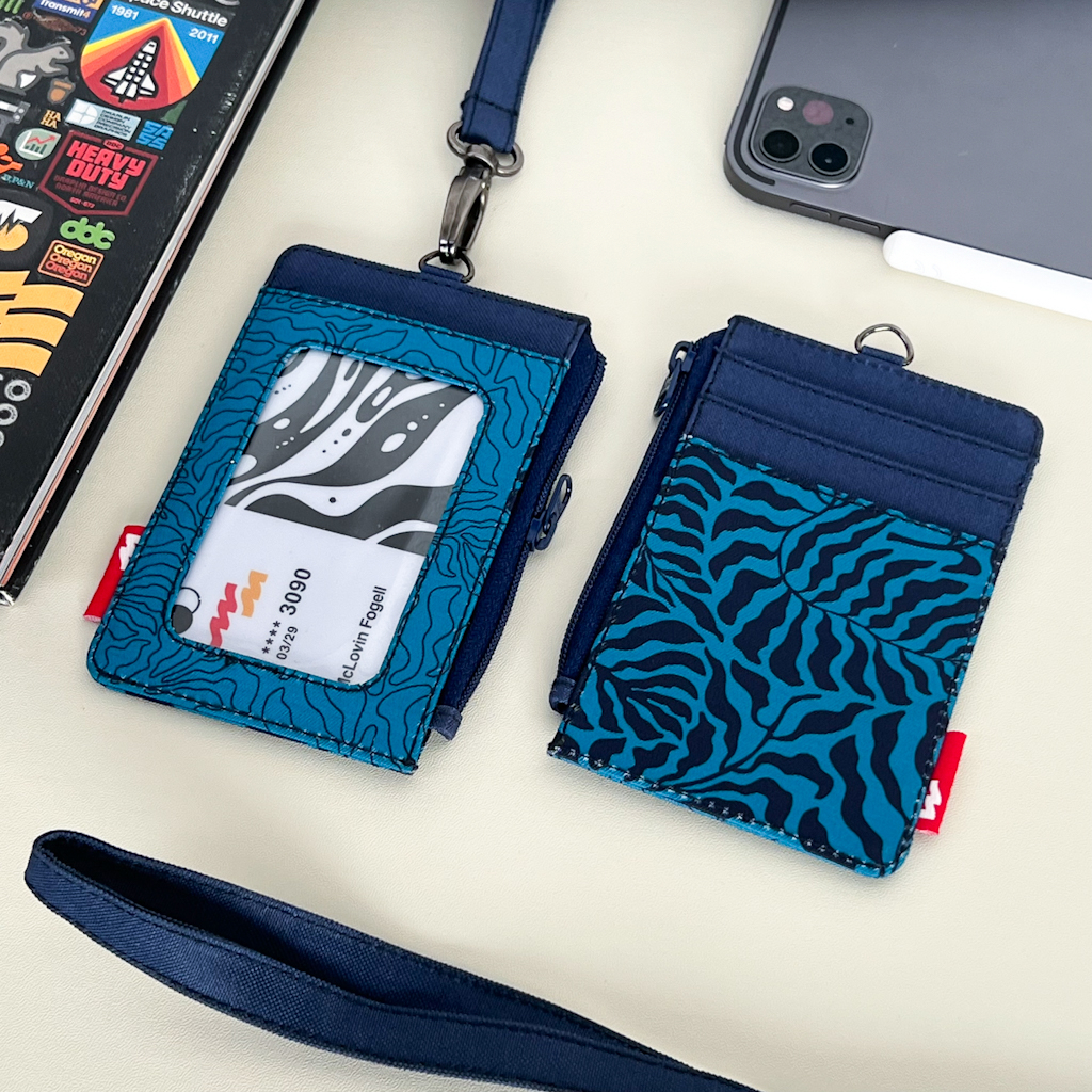 Jual ID Card Holder Hanging Wallet Name Tag Lanyard Dompet Kartu ...