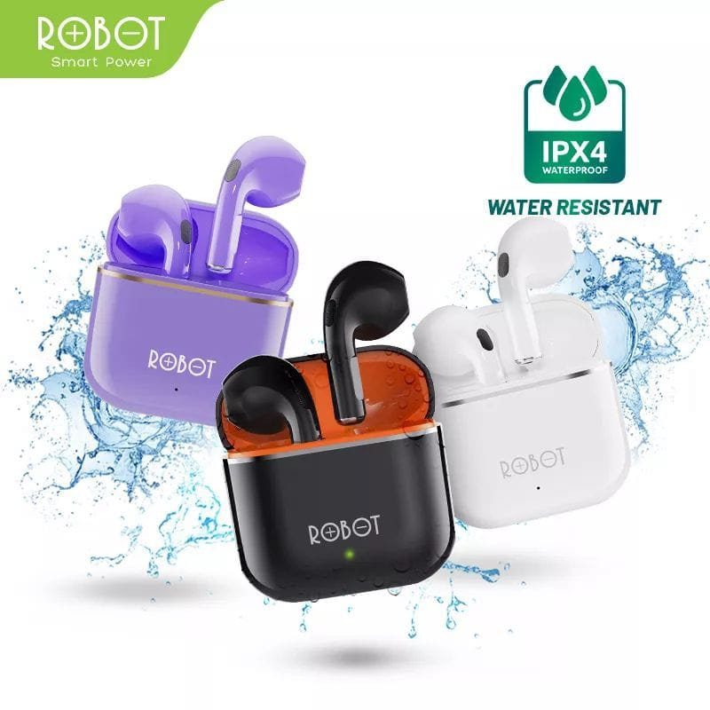 Jual ROBOT T50S Airbuds Wireless Robot Bluetooth Earphone TWS ORIGINAL ...