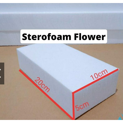 Jual Busa Styrofoam Kering Gagang Buket Bunga Snack Sterofoam | Shopee ...