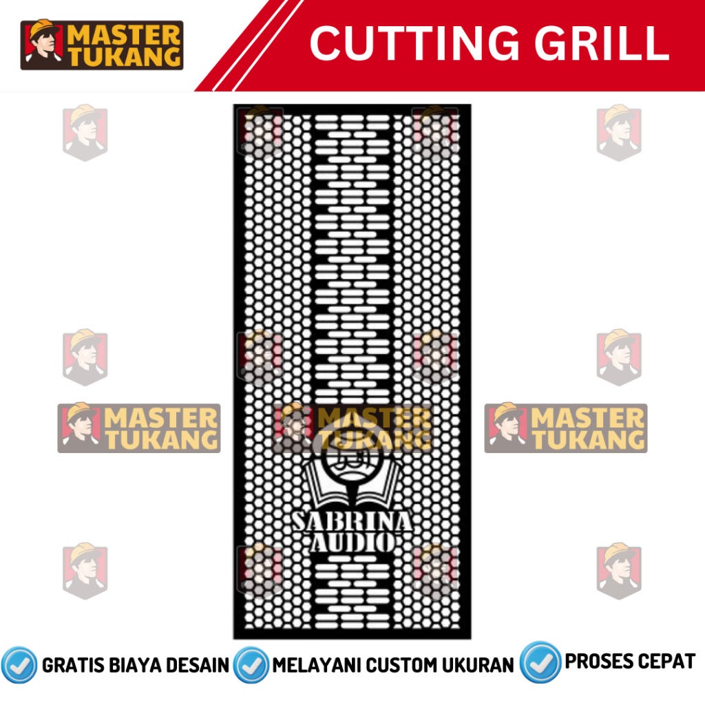 Jual Grill Sound Ukuran Custom Box Sub 12 Inch Single | Shopee Indonesia