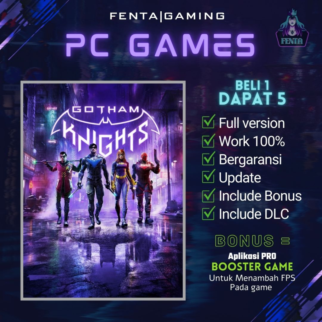 Jual GOTHAM KNIGHTS DELUXE EDITION - GAME PC - GAME LAPTOP | Shopee ...