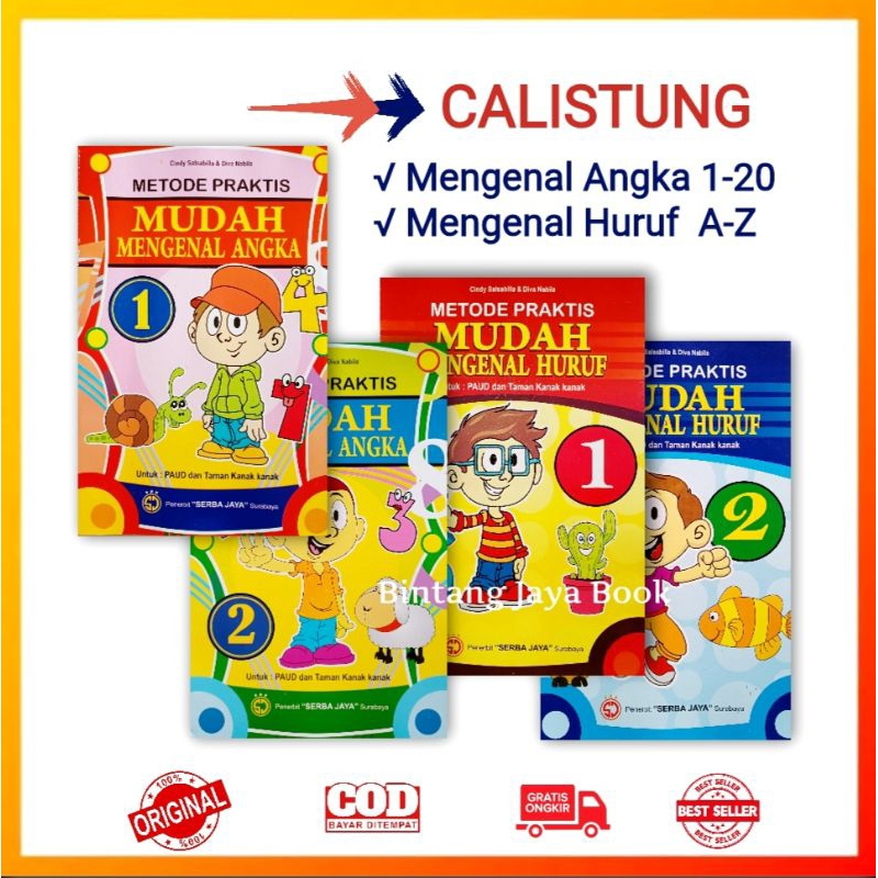Jual Buku Calistung Anak - Mudah Mengenal Angka Dan Huruf Untuk PAUD ...