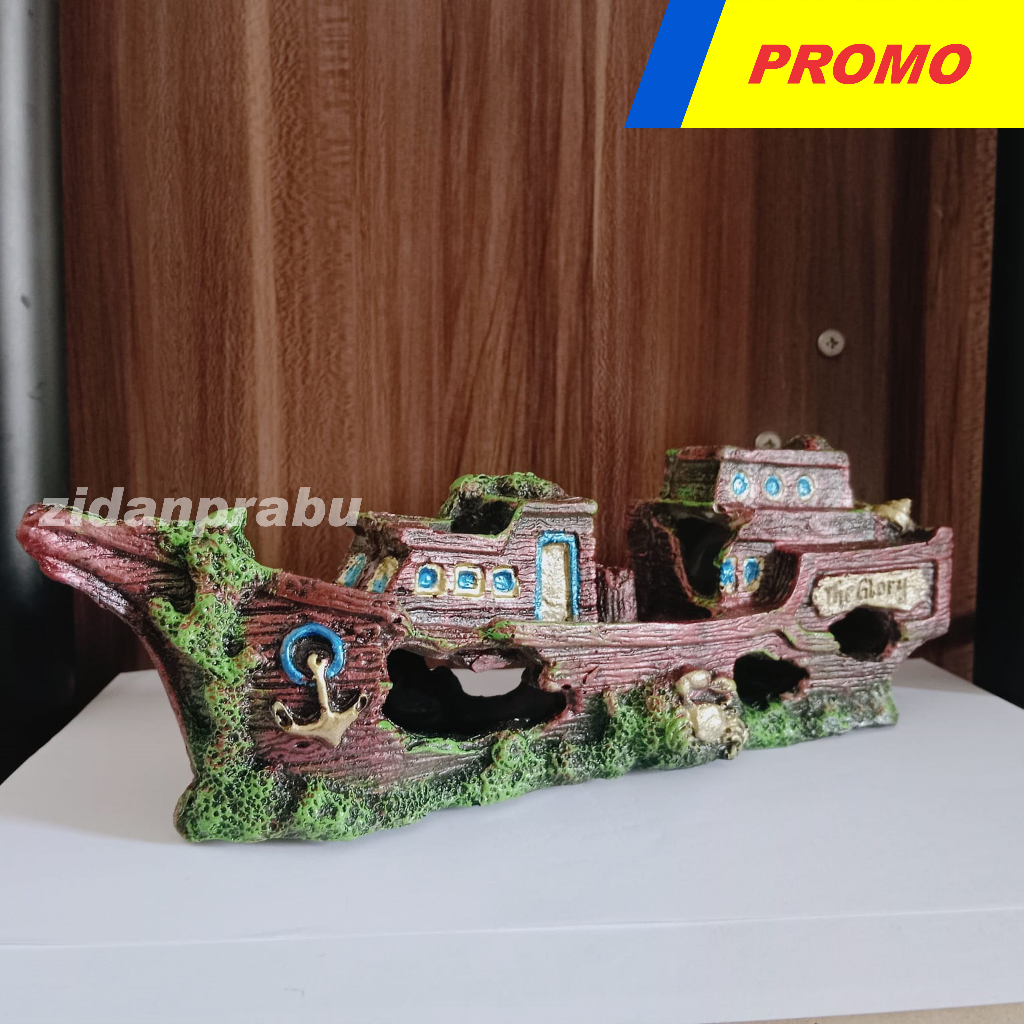 Jual Hiasan aquarium fiber kapal panjang | Shopee Indonesia