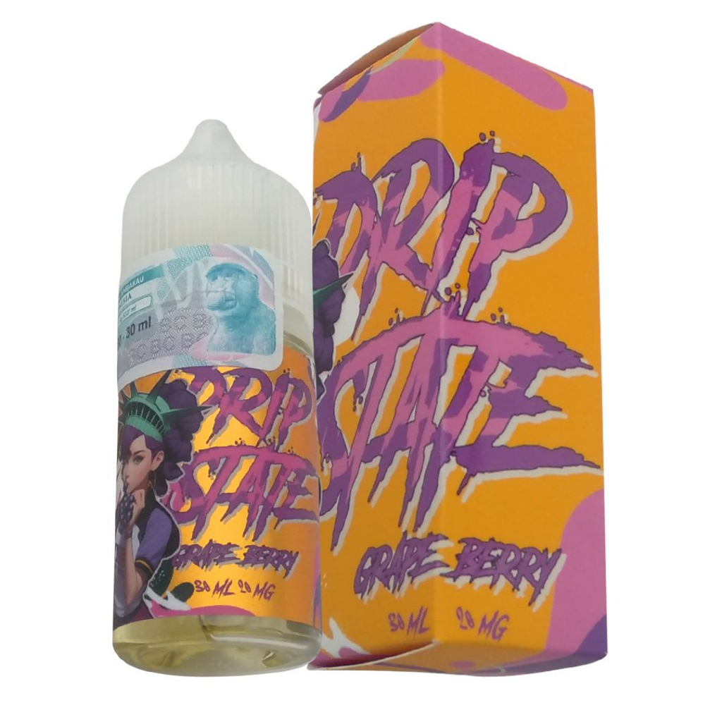 Jual Liquid Vape Vapor Drip State Grape Berry Saltnic 30ML By Drip ...