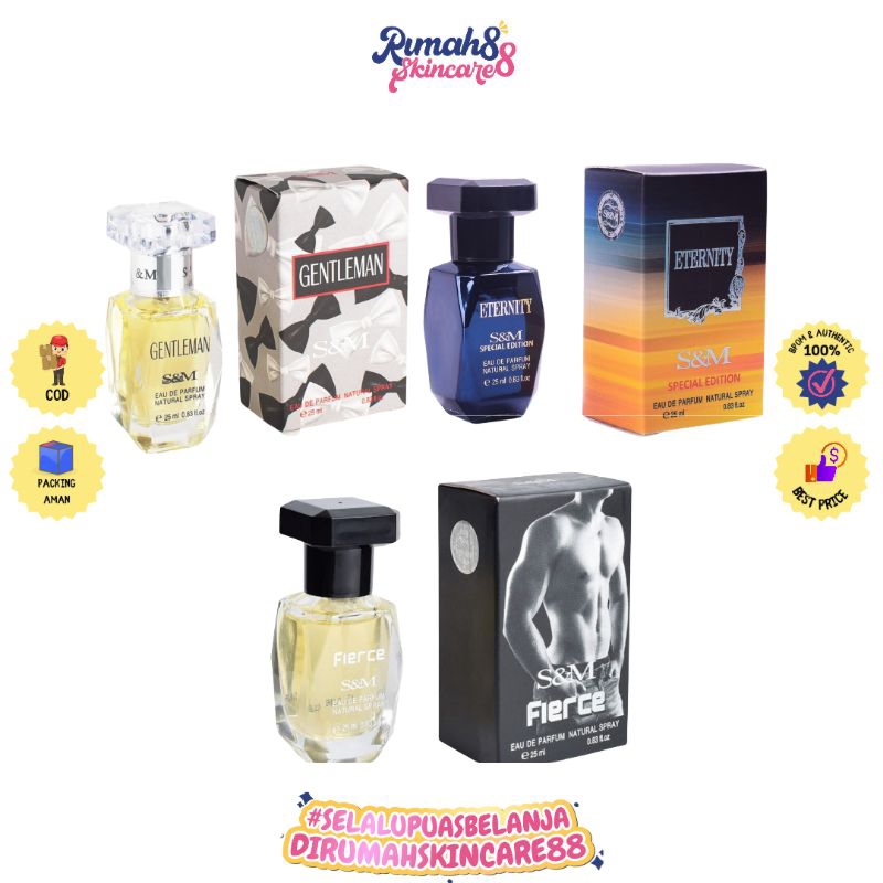 Jual S&M Men Parfume EDP 25ml - Parfum Pria | Shopee Indonesia