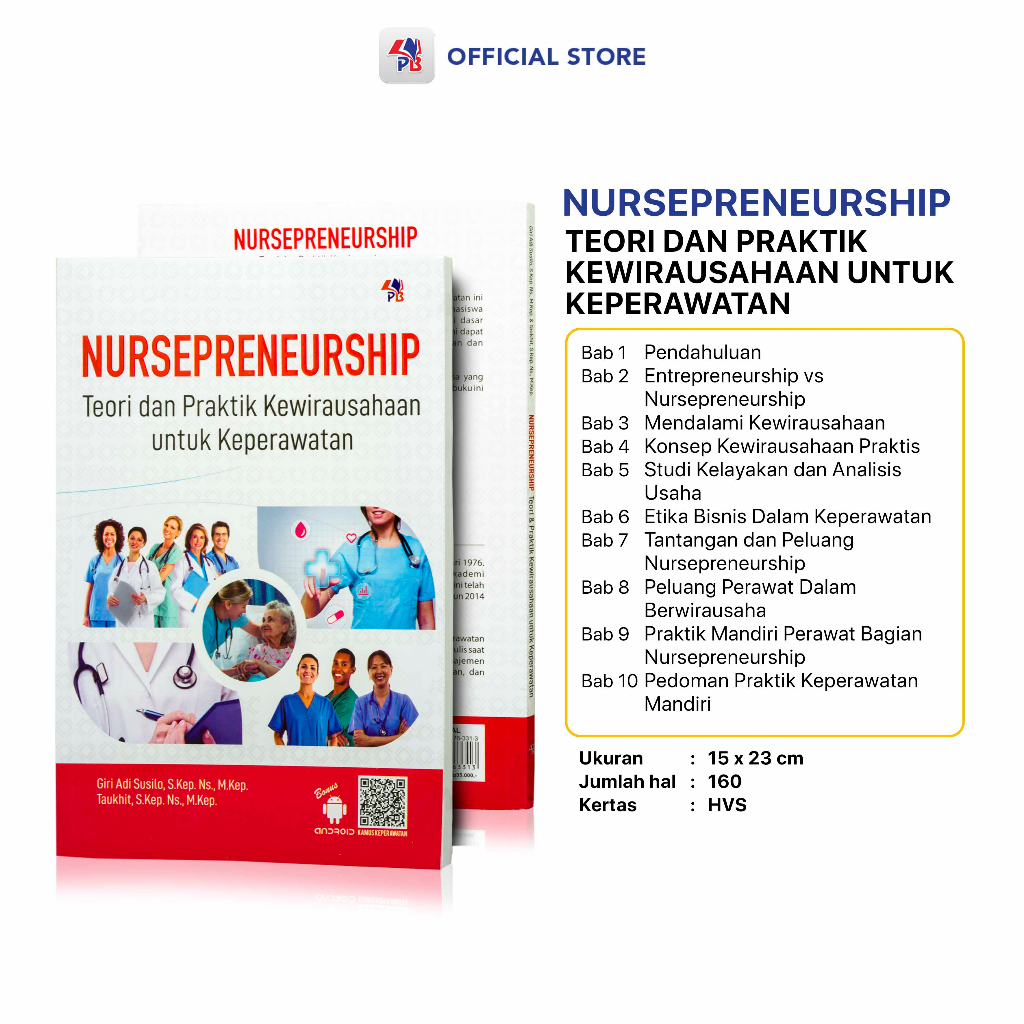 Jual Buku Keperawatan Nursepreneurship Teori Dan Praktik Kwirausahaan Untuk Keperawatan ...