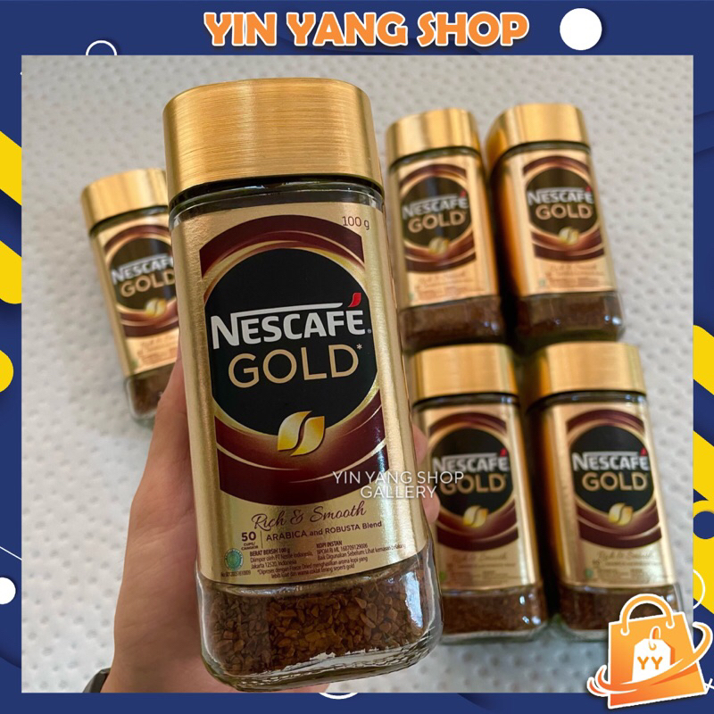Jual Nescafe Gold Kopi Instan Kopi Hitam 100g Jar | Shopee Indonesia