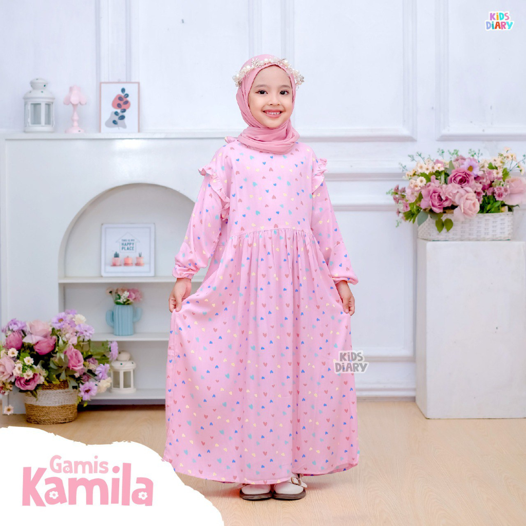 Jual GAMIS KAMILA ANAK usia 1-2 tahun KIDS DIARY | Shopee Indonesia