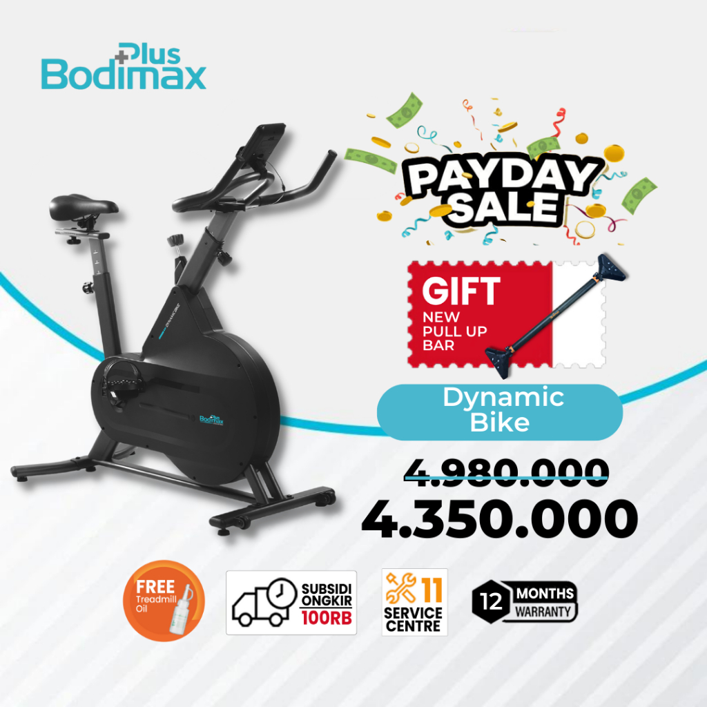 Jual Bodimax Plus Dynamic Bike - Smart Spinning Bike/Sepeda Fitness Statis | Shopee Indonesia