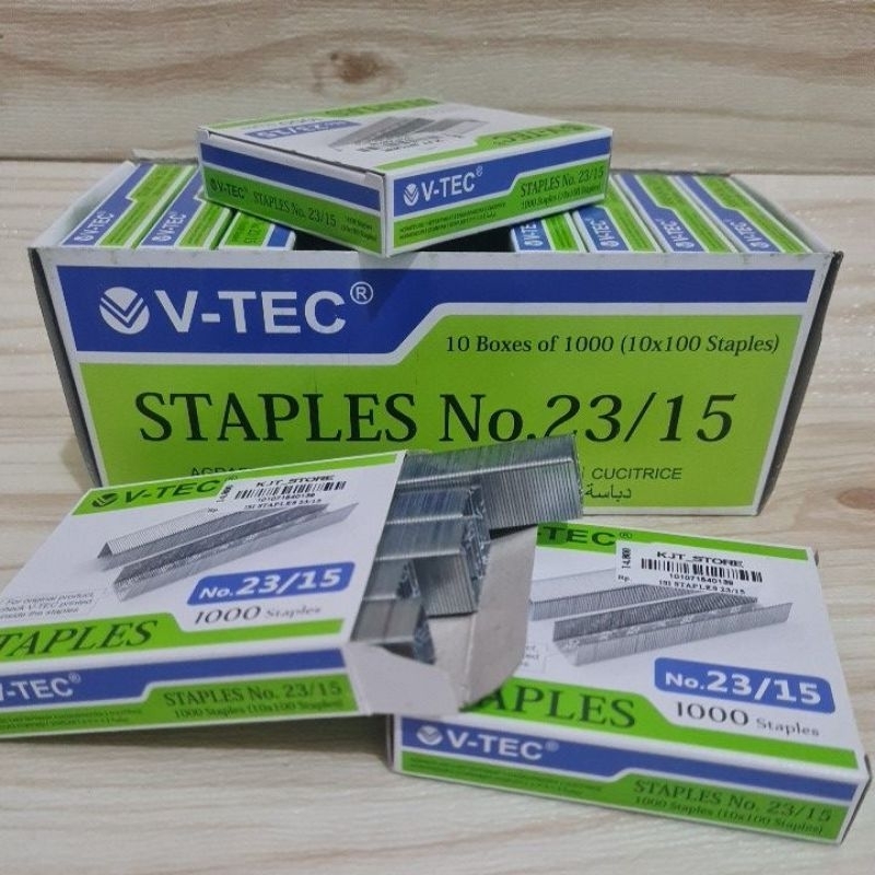 Jual ISI STAPLES | ISI STAPLES 23/15 | ISI STAPLES GUN TACKER | Shopee ...