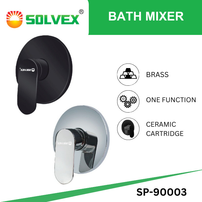 Jual SOLVEX Stop Kran Wall Shower Keran Air Bath MIxer Tanam Stainnless ...
