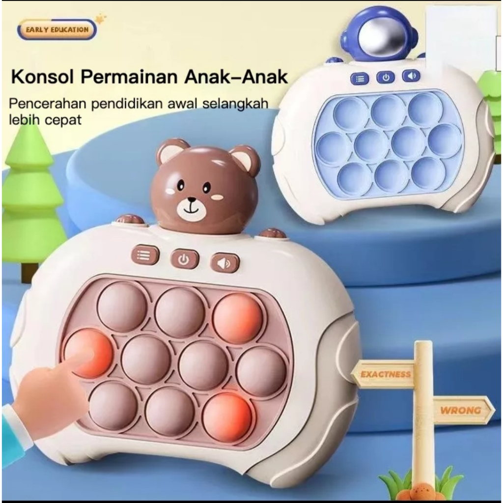 Jual POP IT ELEKTRONIK 2023 new Pop It Push Bubble Game Challenge Fidget Toys Dengan Mesin Game ...